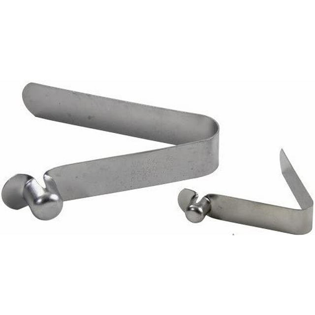 Two Canopy Metal Spring Clip Push Button for Adjustable Leg E-z Up Quik ...