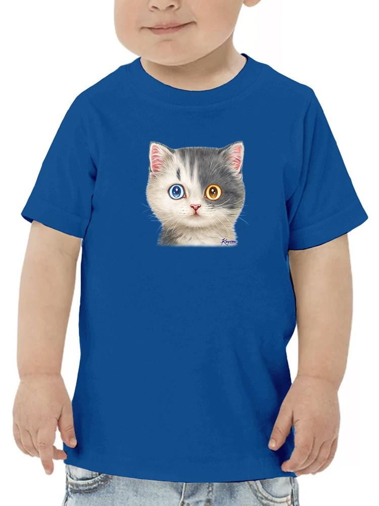 Two Cats With Two Eye Colors T-Shirt Toddler -Kayomi Harai Designs, 2 ...
