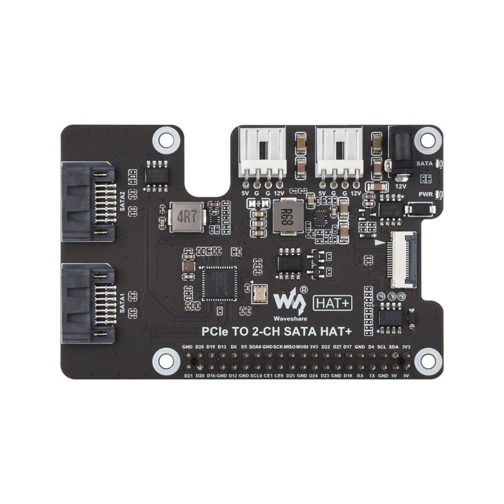 Two Channel SATAs Expansion Card PCIe Interfaces for 5 Enables 2 ...