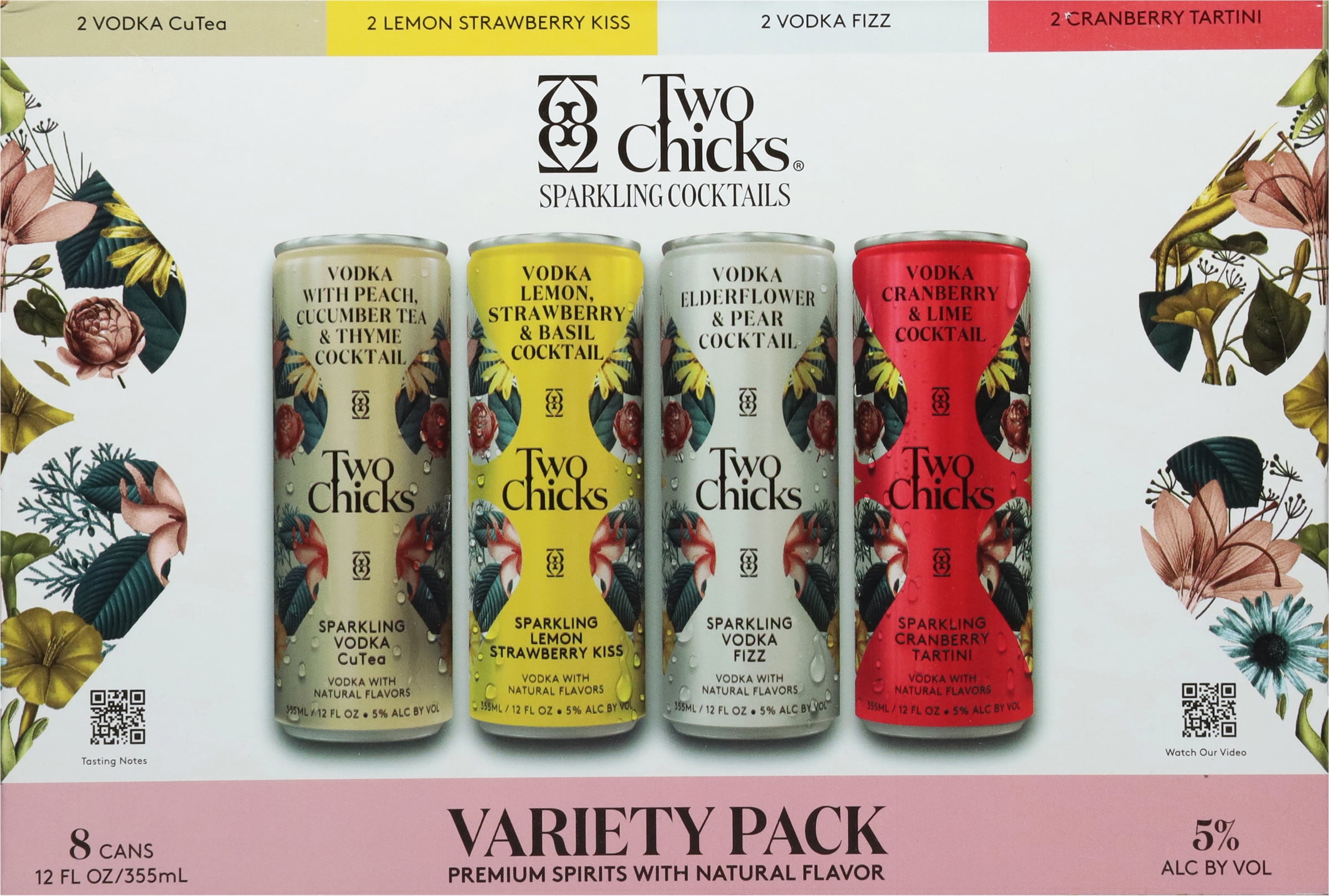 Two Chicks Vodka Variety 8pk - Walmart.com