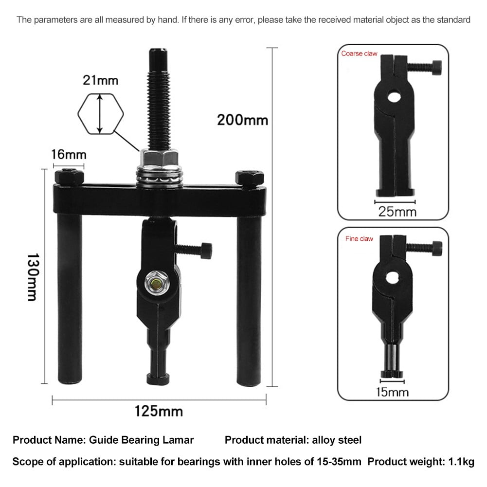 Two-Claw Guide Inner Hole Bearing Puller Disassembly Tool Puller ...