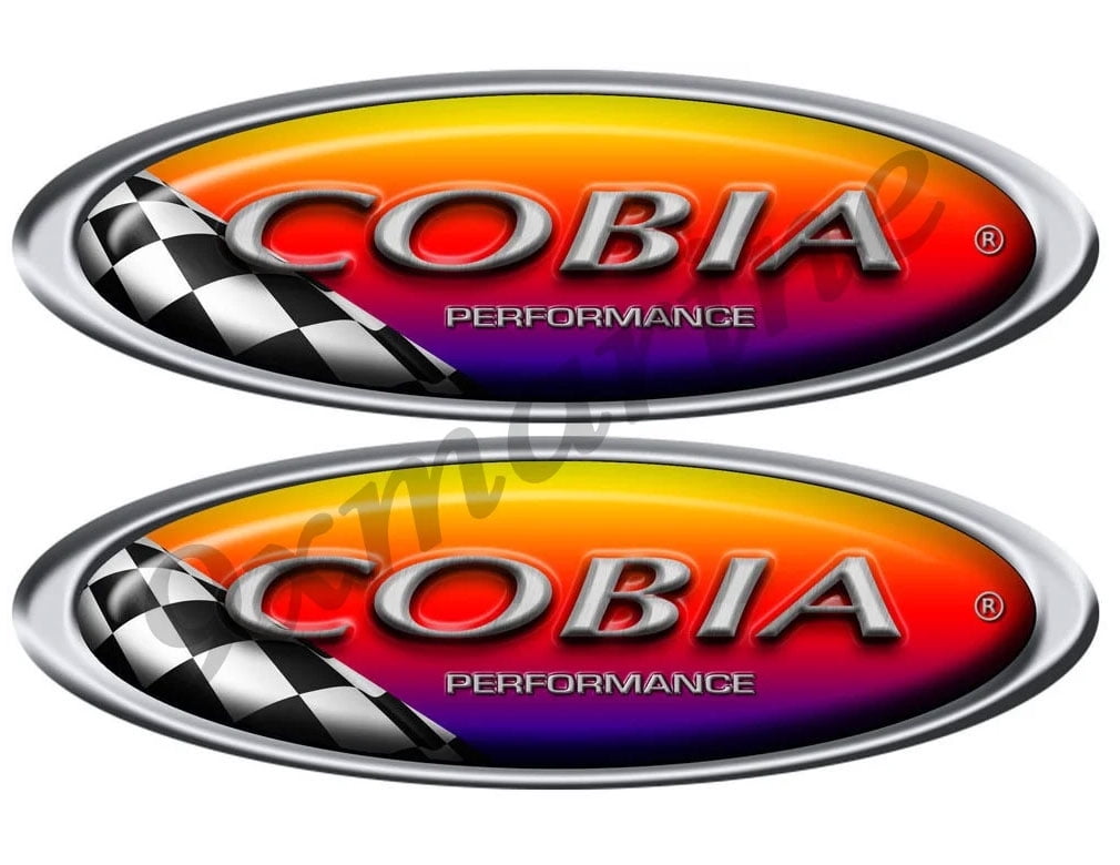 Two Cobia Racing Oval Stickers - Walmart.com
