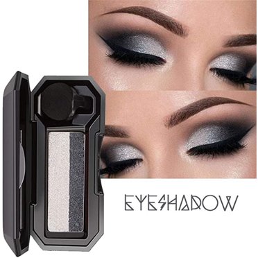 ERTUTUYI Shimmer Two-color Stamp Eyeshadow Palette Makeup Powder ...