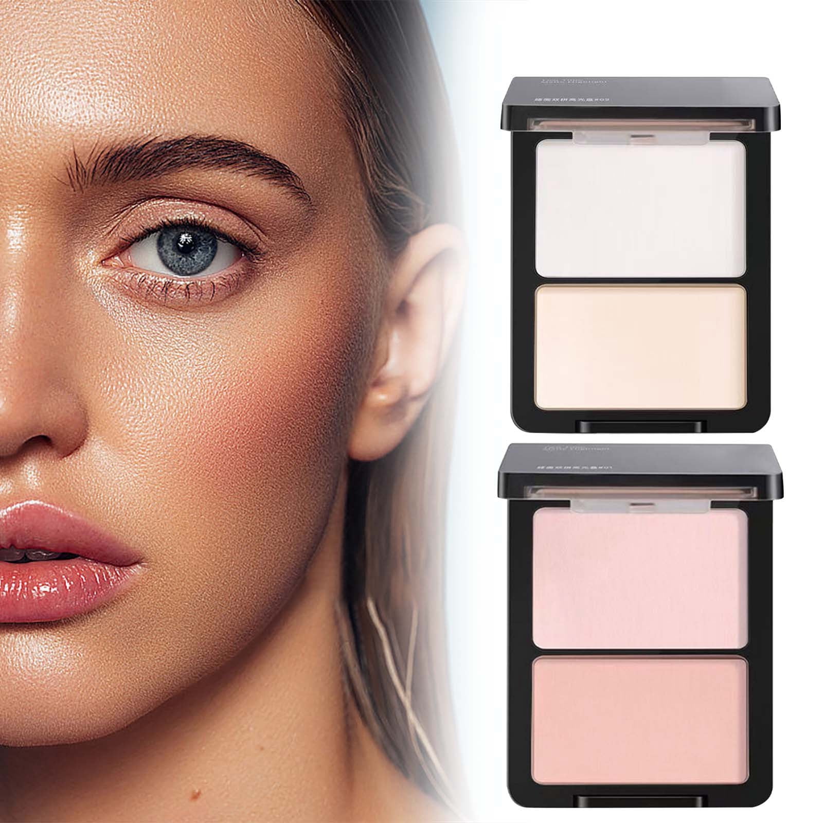 Two Color High Gloss One Plate Pearlescent Double Effect Powder Natural ...