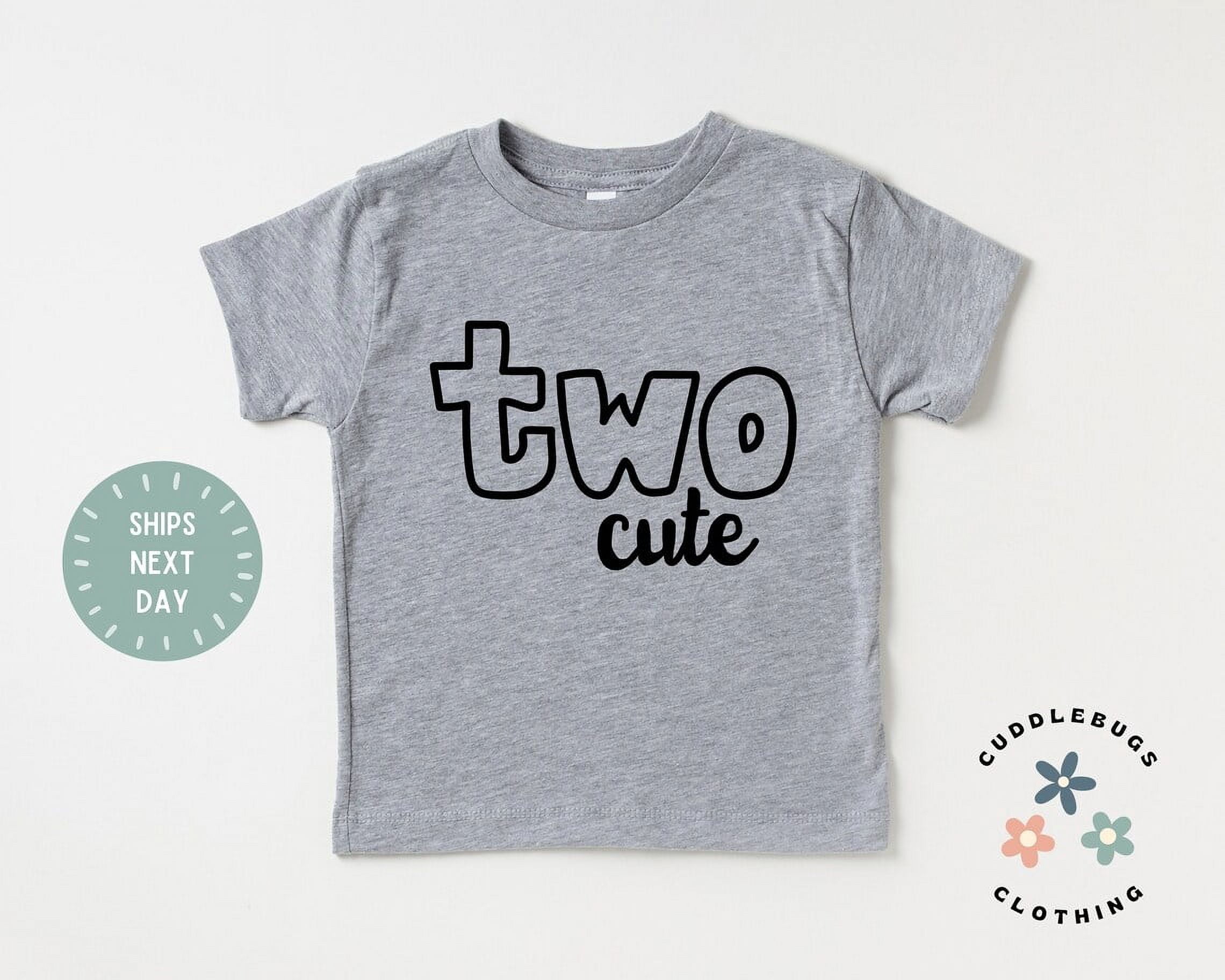 Two Cute Birthday Shirt - - Two Unikids Second Birthday Shirt - Second ...