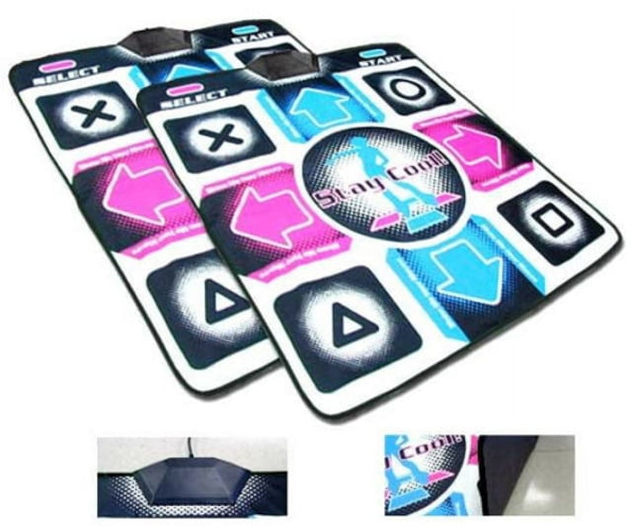 Dance Revolution Non-Slip Dance Mats for PlayStation 1 & 2 with 8 ...