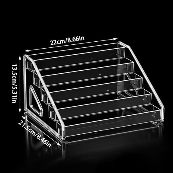 Two Dimensions Anime Characters Badge Organizer Acrylic Transparent ...