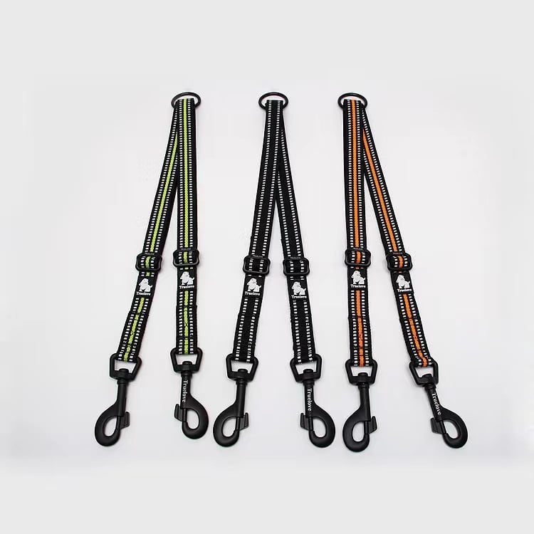 Two Dog Lead, Upgraded Double Dog Leash No Tangle Dual Dogs Training ...