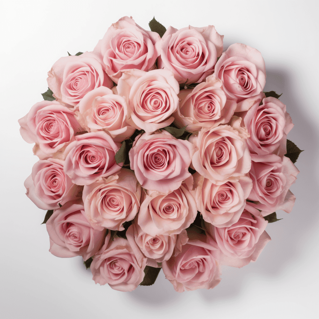 Two Dozen Pink Roses- Beautiful Fresh Cut Flowers- Express Delivery ...