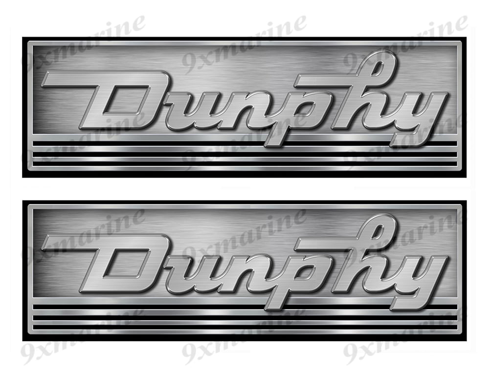 Two Dunphy Vintage Boat Stickers. Not OEM - Walmart.com