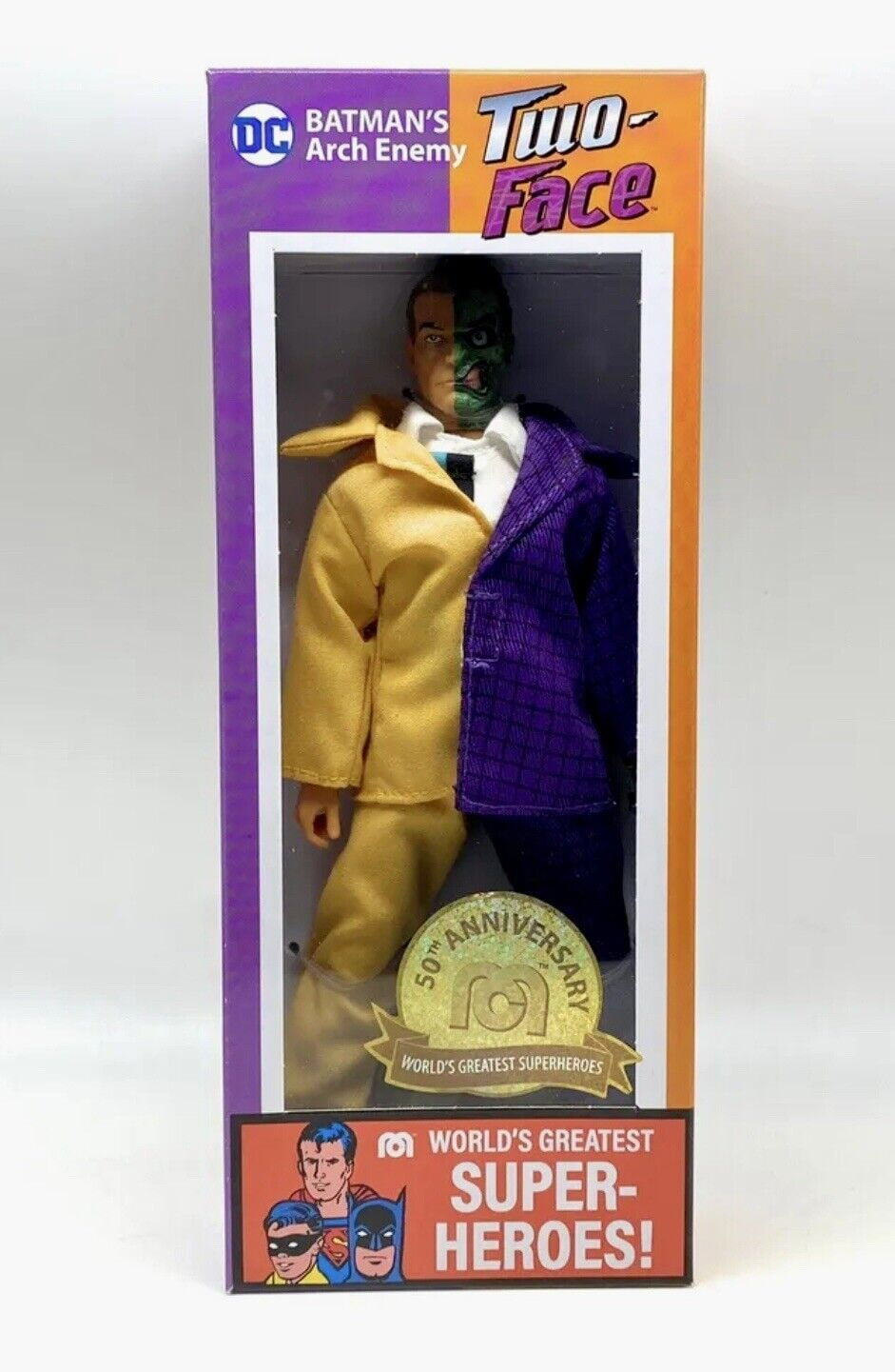 Two-Face DC Mego 50th Anniversary 8" Action Figure - Walmart.com