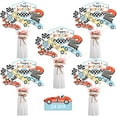 Kids Theme Decor: Two Fast Birthday Centerpieces - Vintage Race Car ...