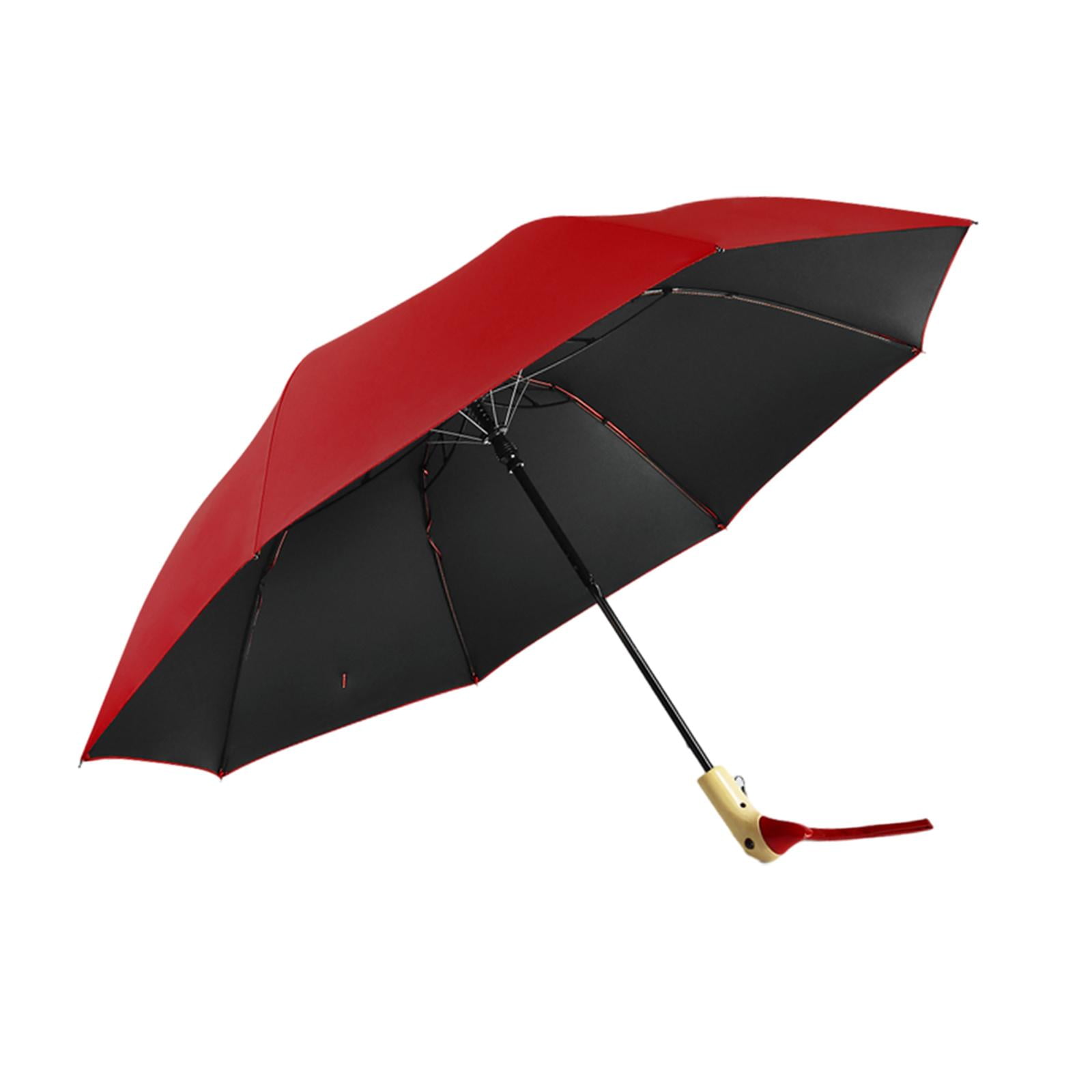 Two Fold Automatic Duck Umbrella Long Handle Umbrella for Outdoor ...