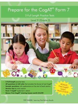 Two Full Length (Colored) Practice Tests for the CoGAT Form 7 : For ...