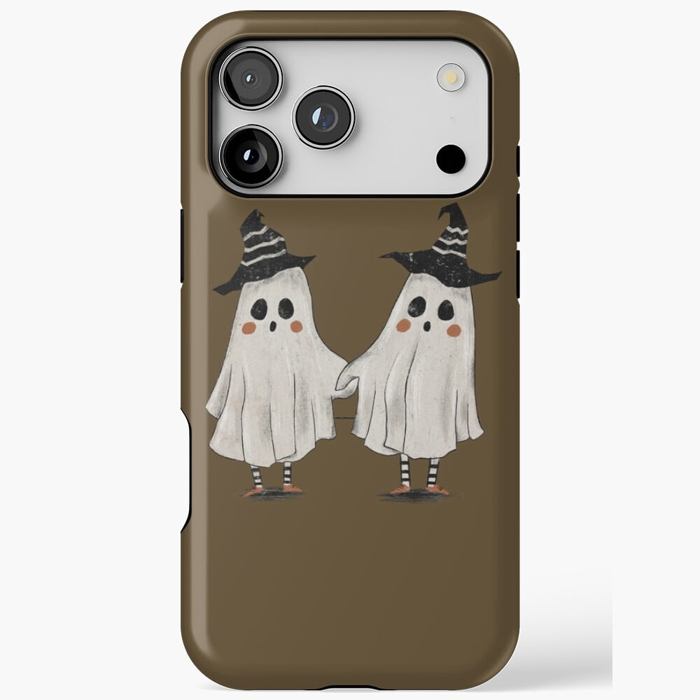 Two Ghosts Holding Hands Cute Creepy Halloween Phone Case for iPhone 11 ...