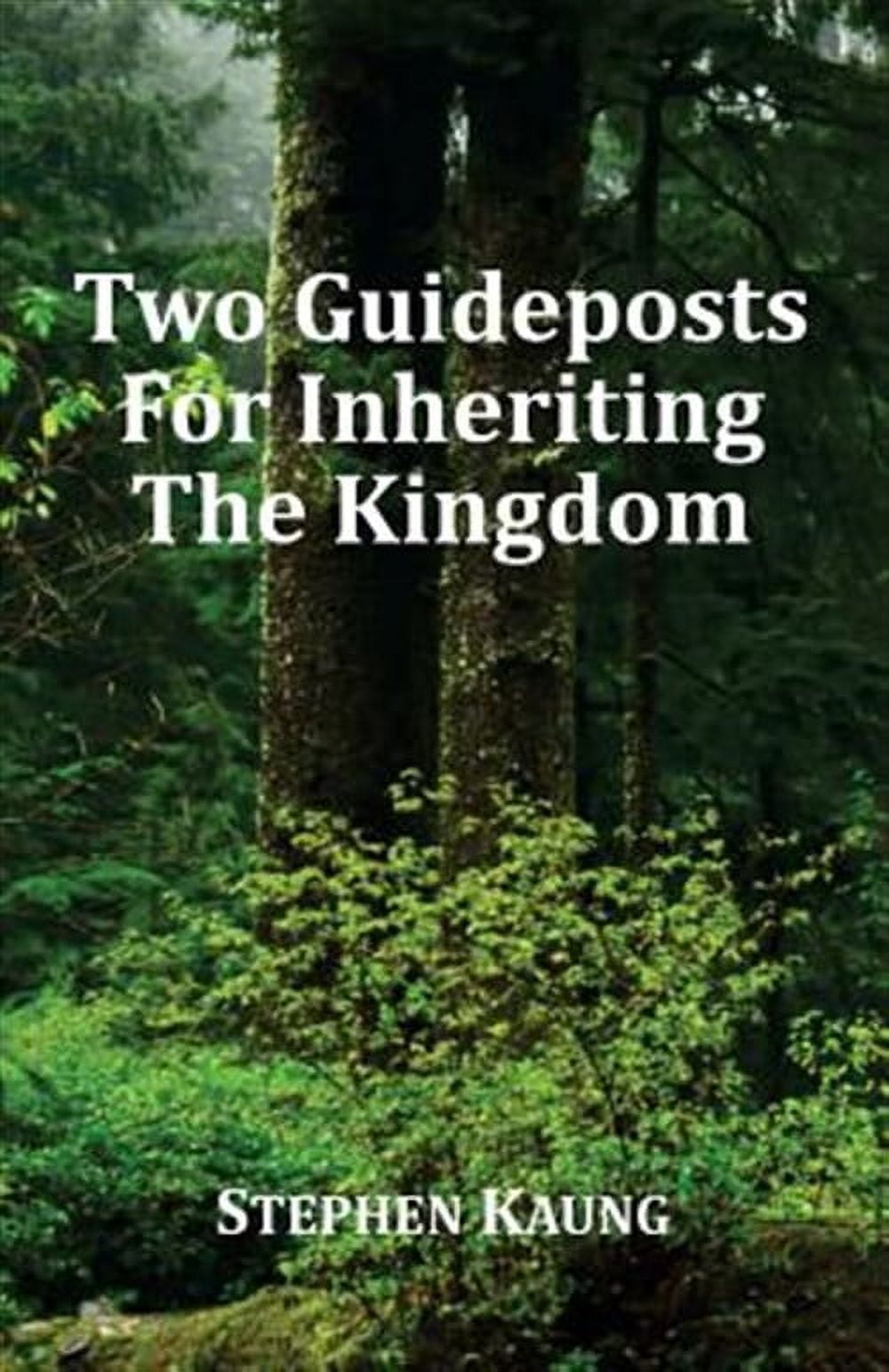 Two Guideposts for Inheriting the Kingdom - Walmart.com