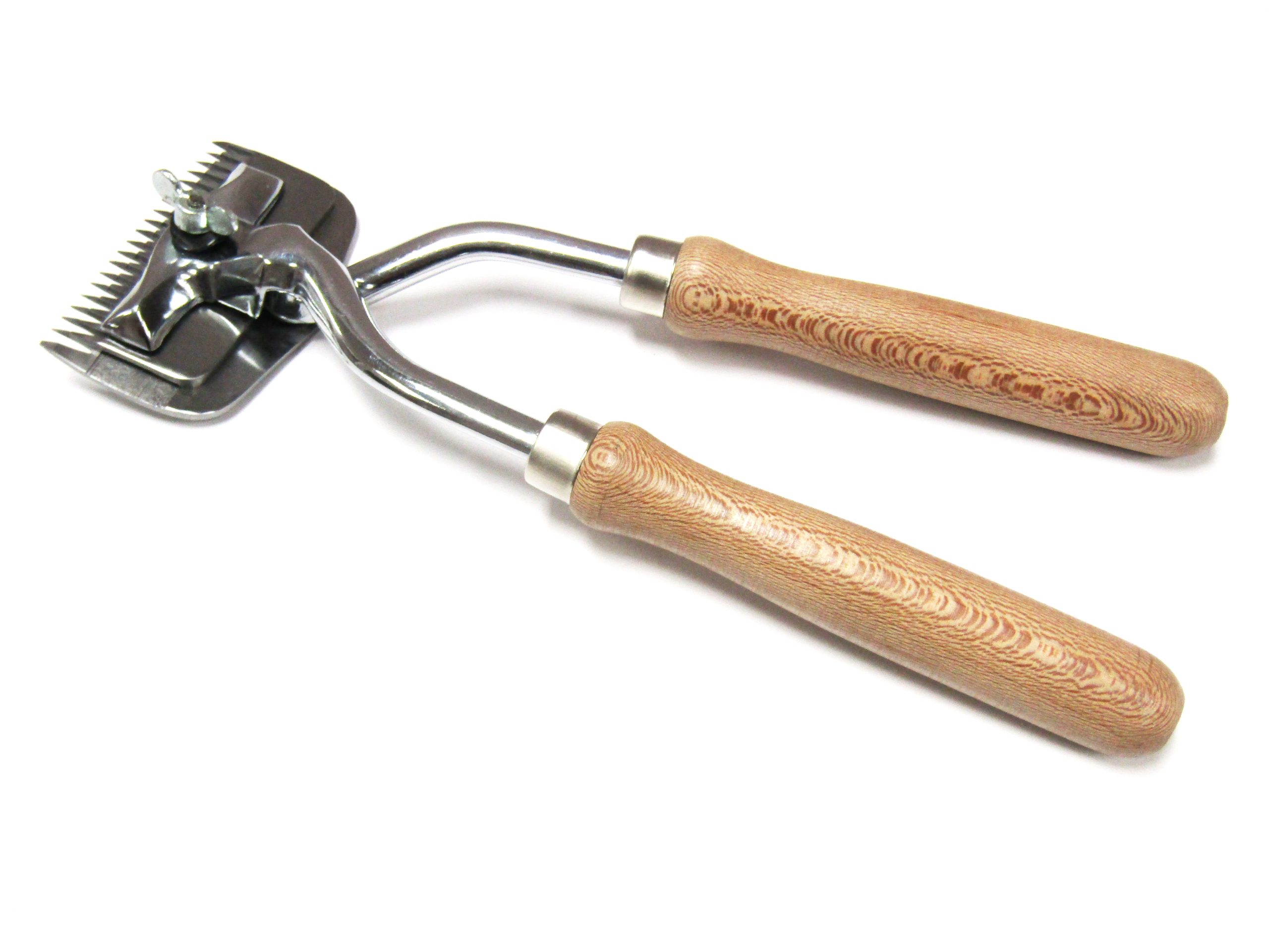 Two Hand Hair Clipper for All Livestock Wooden Handle 11" Long ...