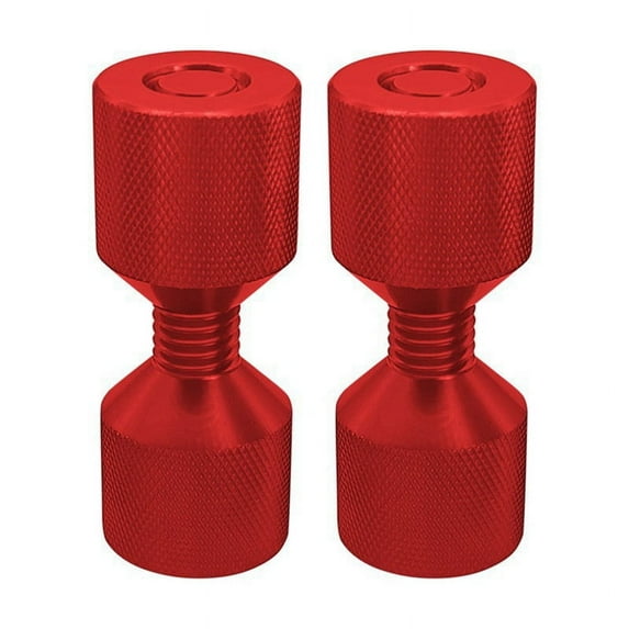 Two Hole Pins Set 1-1/8Inch Aluminum 6061 2 Hole Flange Alignment Pin ...