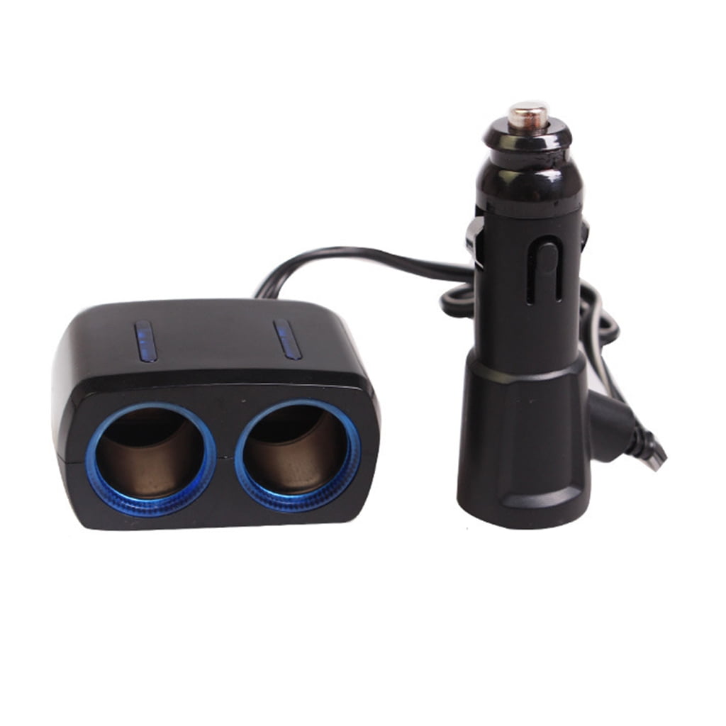 Two Hole Power Socket Adapter with USB 5V Interfaces Equipped with Blue ...