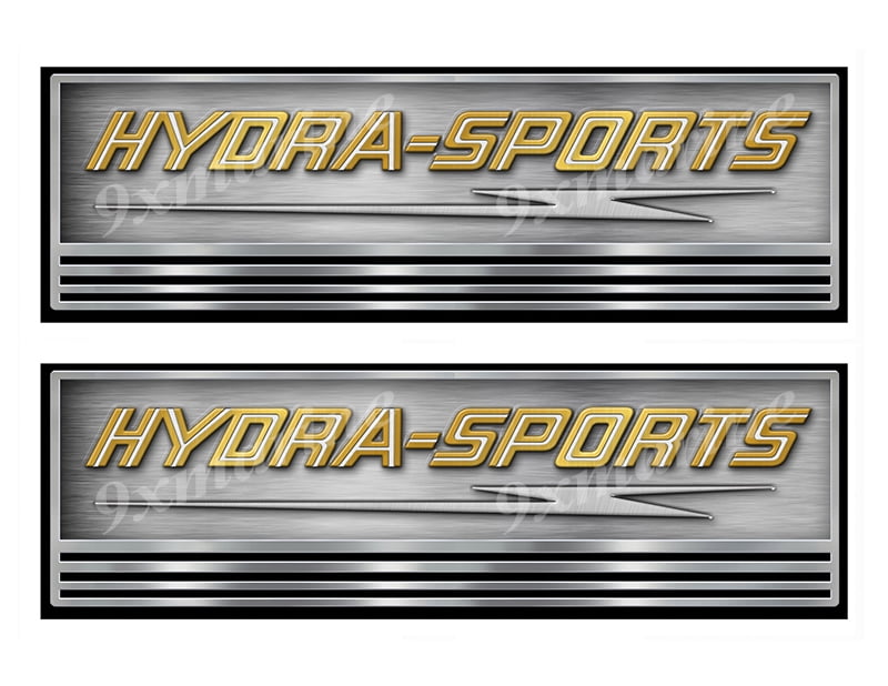 Two Hydra-Sports Boat Stickers. Not OEM - Walmart.com