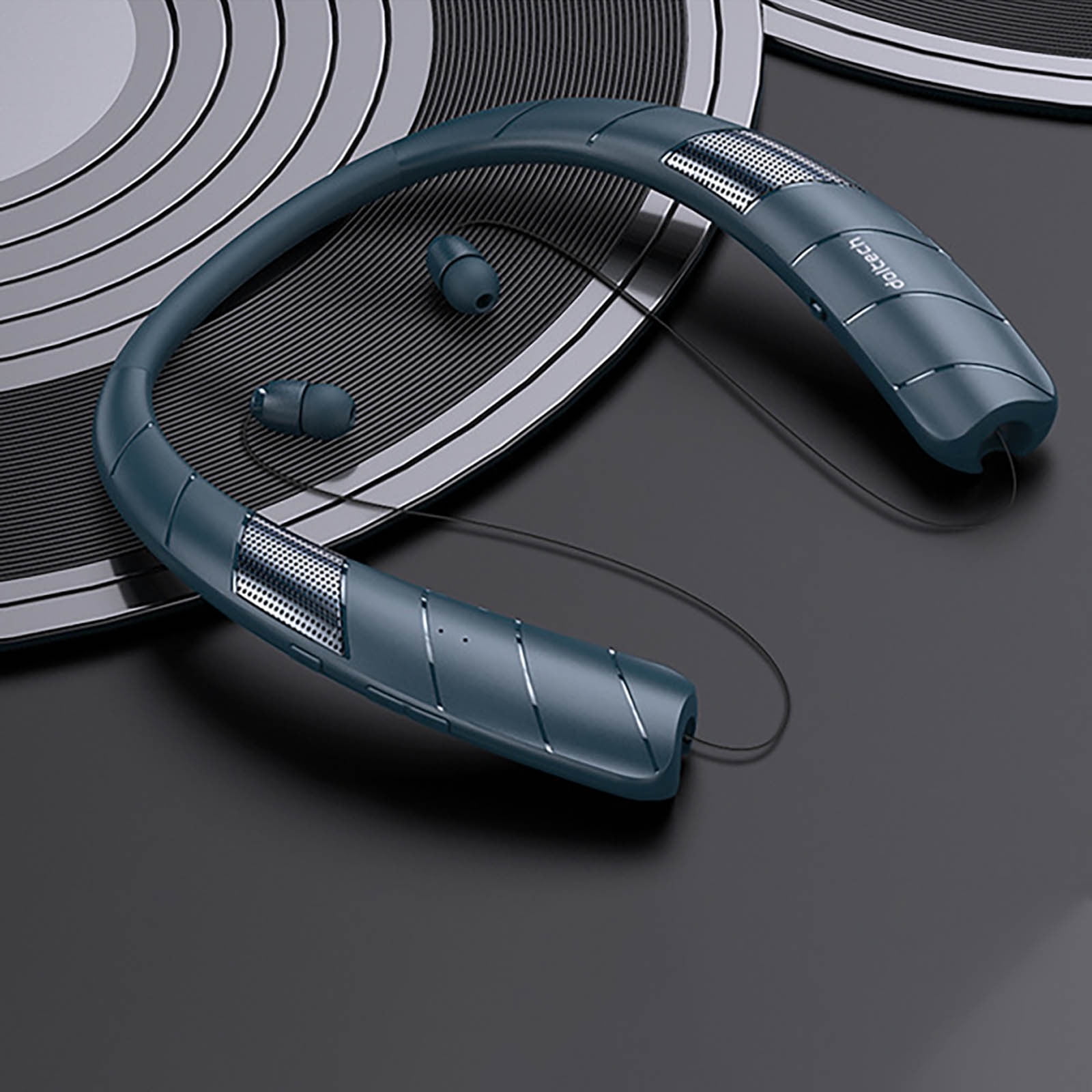 Two In Bluetooth Headset Speakers, Wireless Headset Neckline Can Wear ...