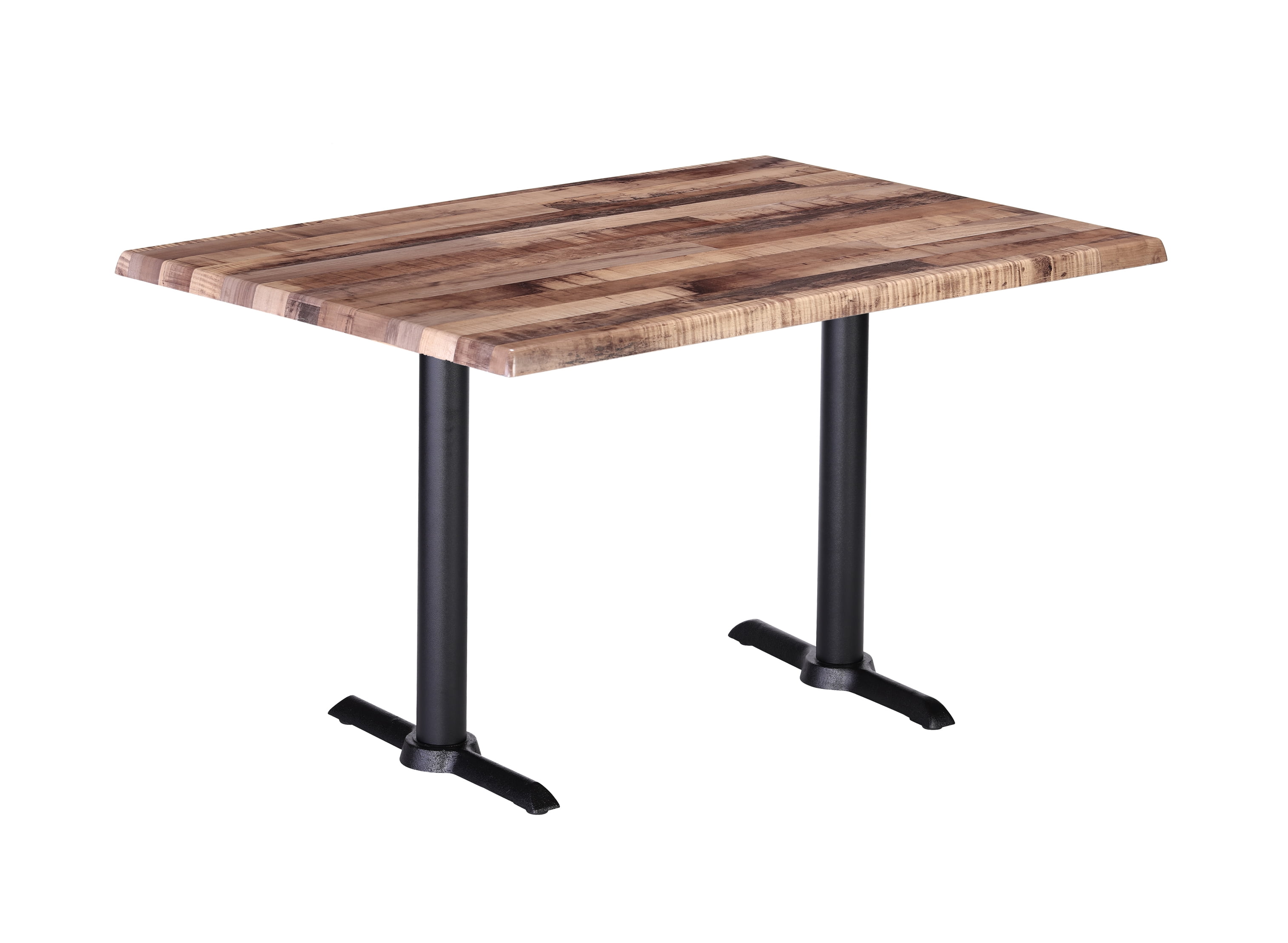 Two 36" Tall OD211EB Indoor/Outdoor All-Season Table Bases with a 30" x ...