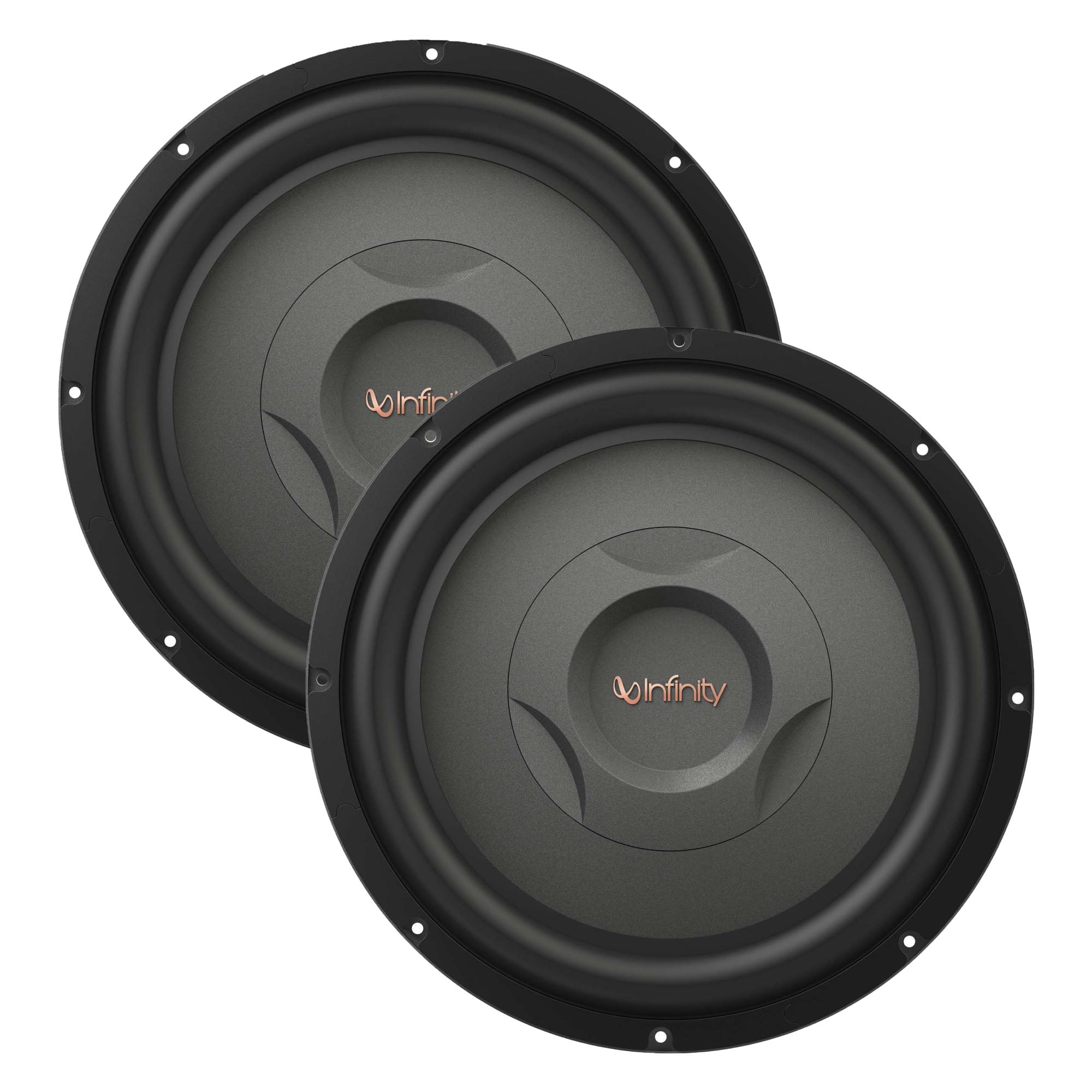 Two Infinity REF1200S Reference 12 Inch Low profile Subwoofer with SSI ...