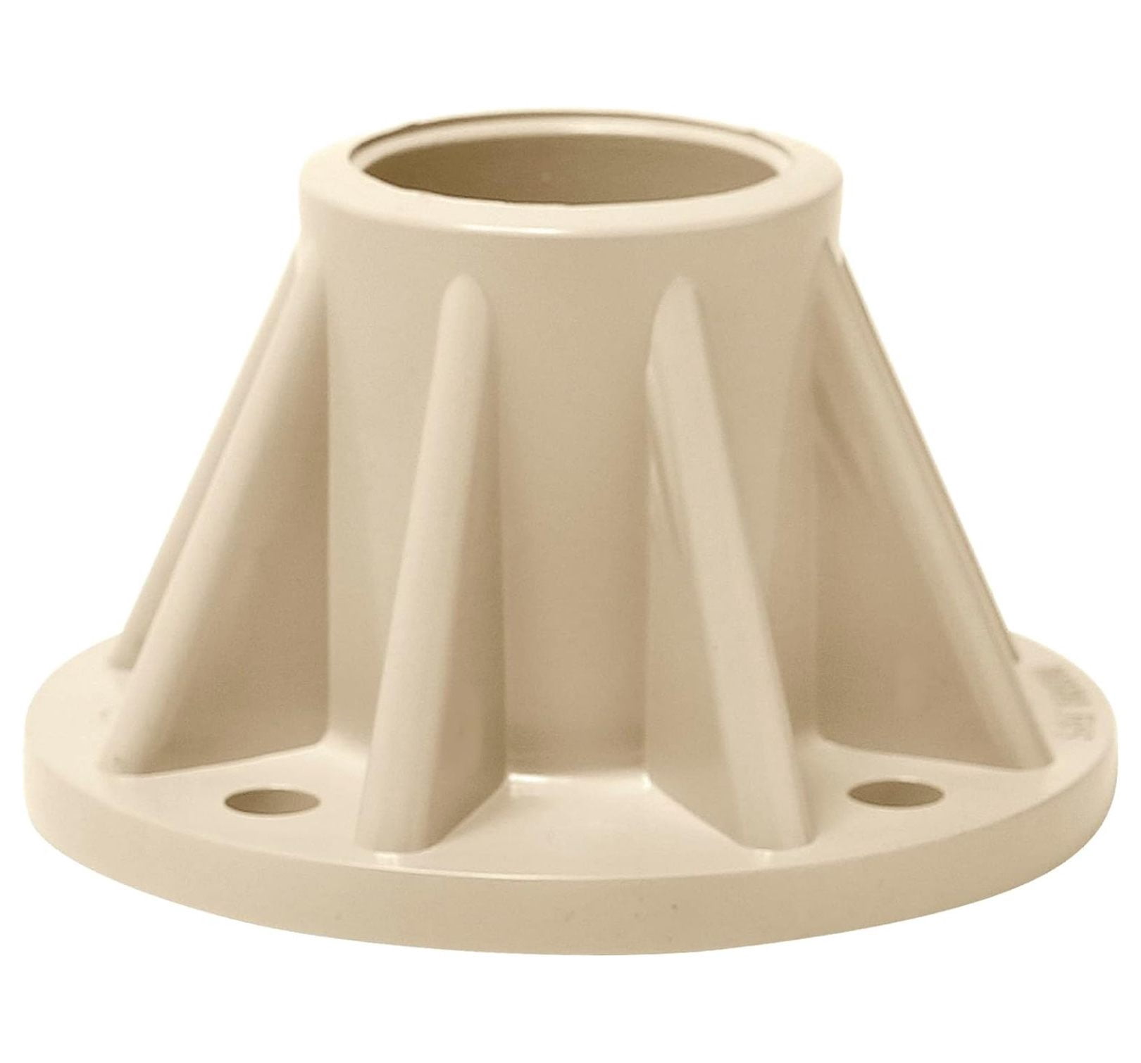 Two JepoIA 3" Beige Surface-Mount Bases for Pool Ladders (SB-3) Use SB ...