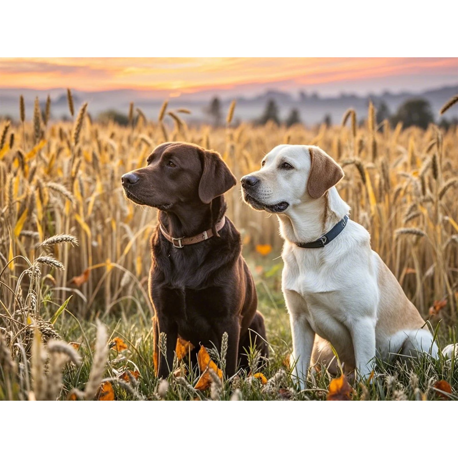 Two Labrador Retrievers Diamond Art 5D Diamond Painting DIY Kits Full ...