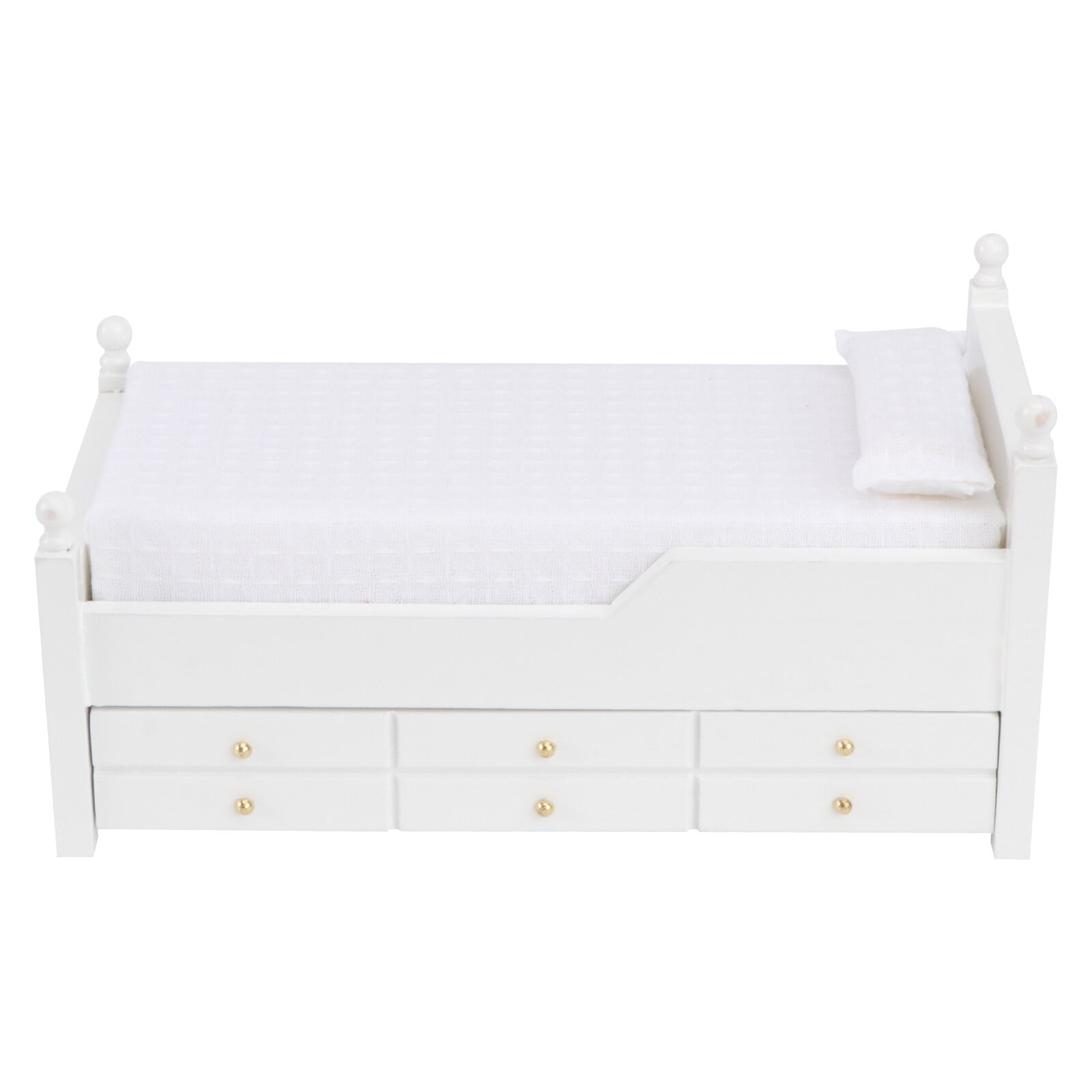 Two Layers Miniature Bed Mini House Pullout Bed Miniature House ...