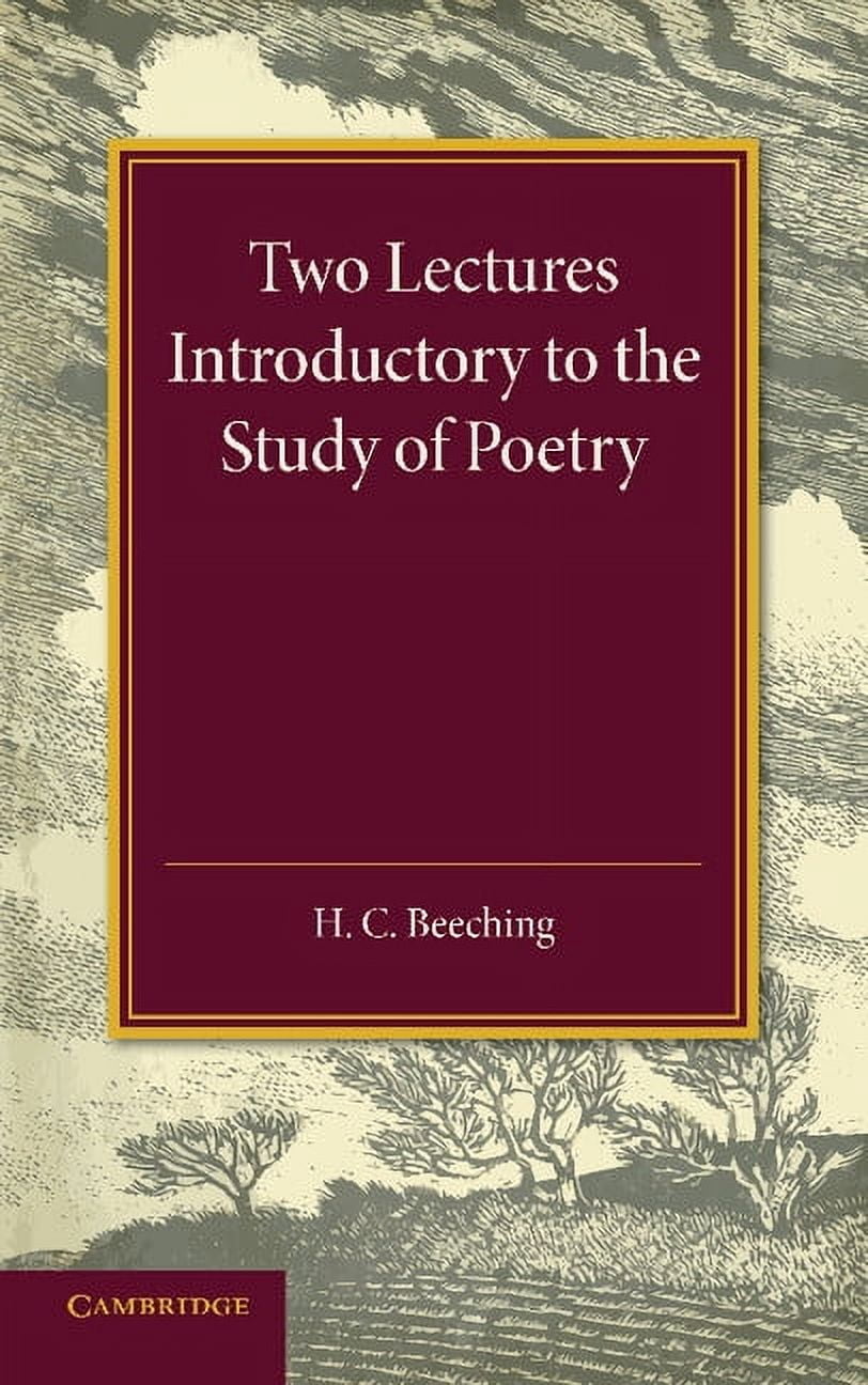 Two Lectures Introductory to the Study of Poetry, (Paperback) - Walmart.com