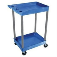 Aukfa 3-Tier Utility Cart with Wheels, 450 lb Heavy Duty Rolling Tool ...