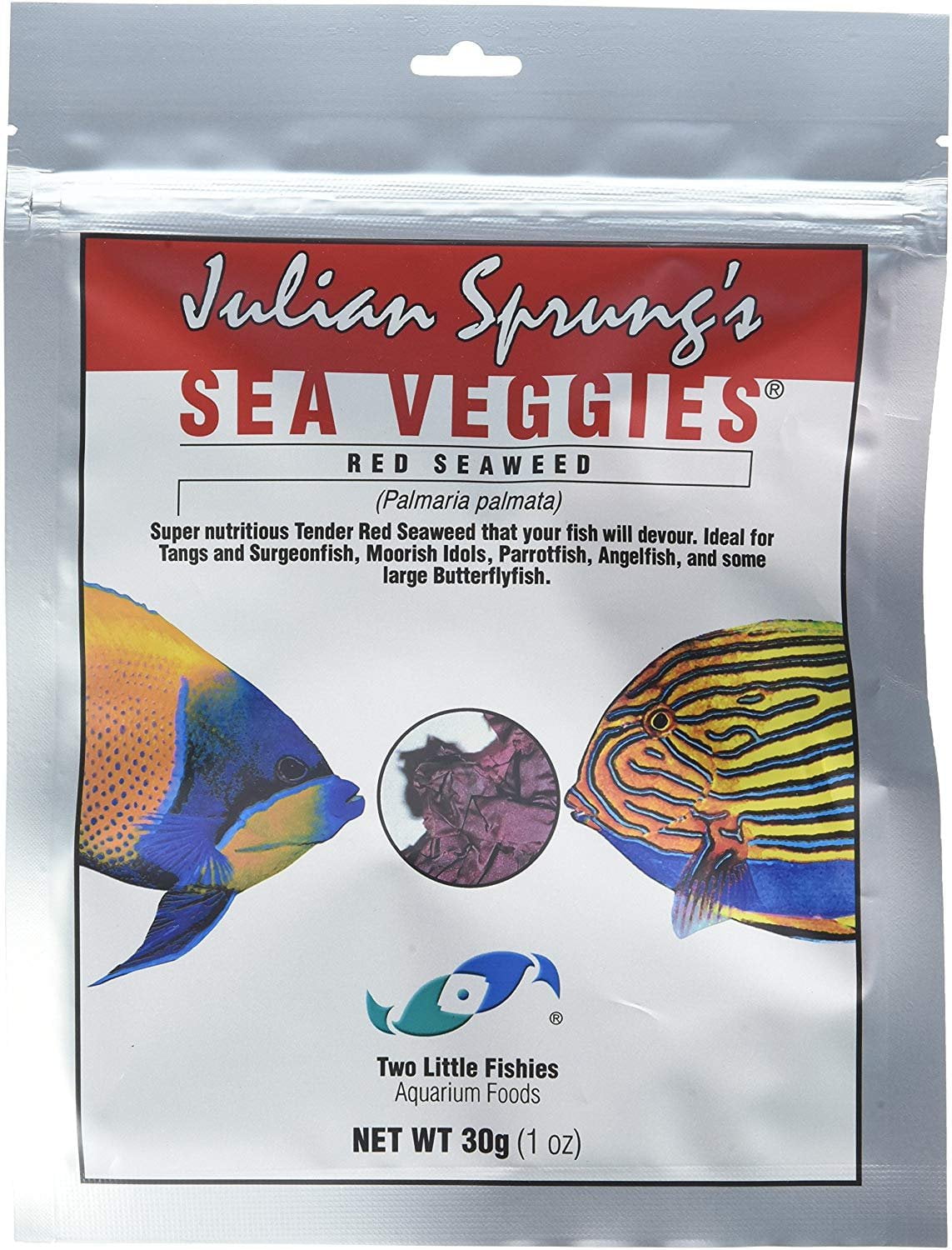 Two Little Fishies Julian Sprung's Seaveggies Purple Seaweed Fish Food ...