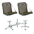 Millennium Marine B100 Green ComfortMAX Aluminum Boat Seat & D200 ...