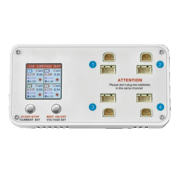 Two Mode 2S Lipos Charger Four Port Storage Voltages Setting Efficient ...