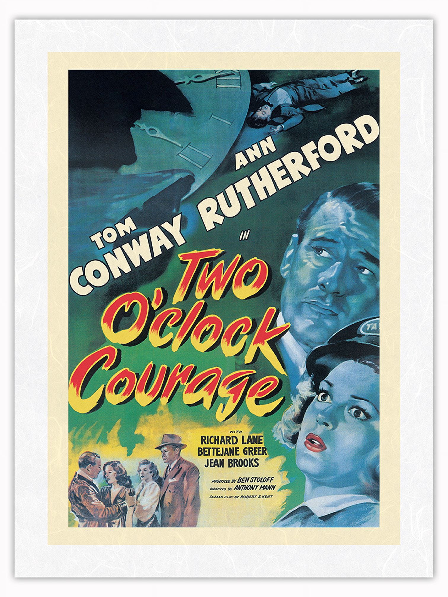 Two O’clock Courage - Starring Tom Conway Ann Rutherford - Vintage Film ...