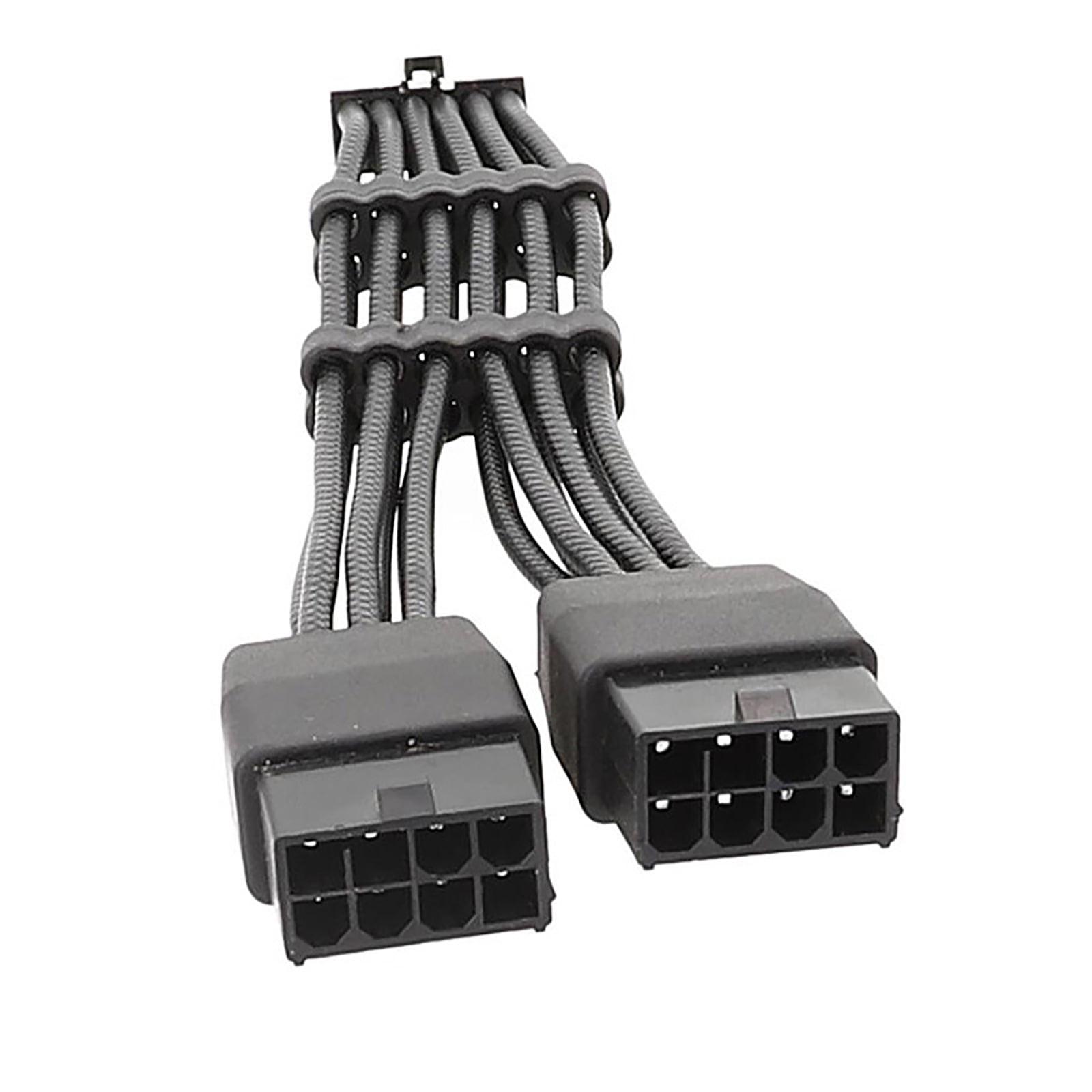 Two PCIe 8Pin (6+2P) Female to 12Pin Male GPU Power Adapter Cable for ...