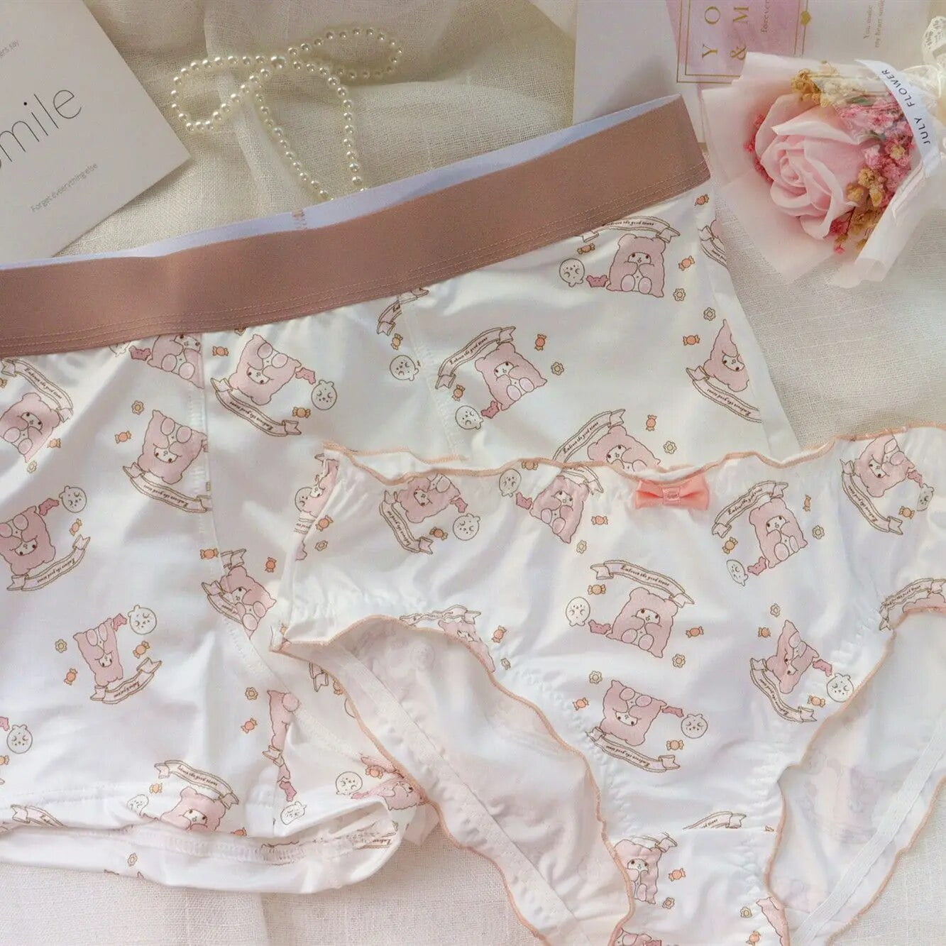 Two-Pack Cinnamoroll Couple Style Panties Set Briefs Boxer Student ...