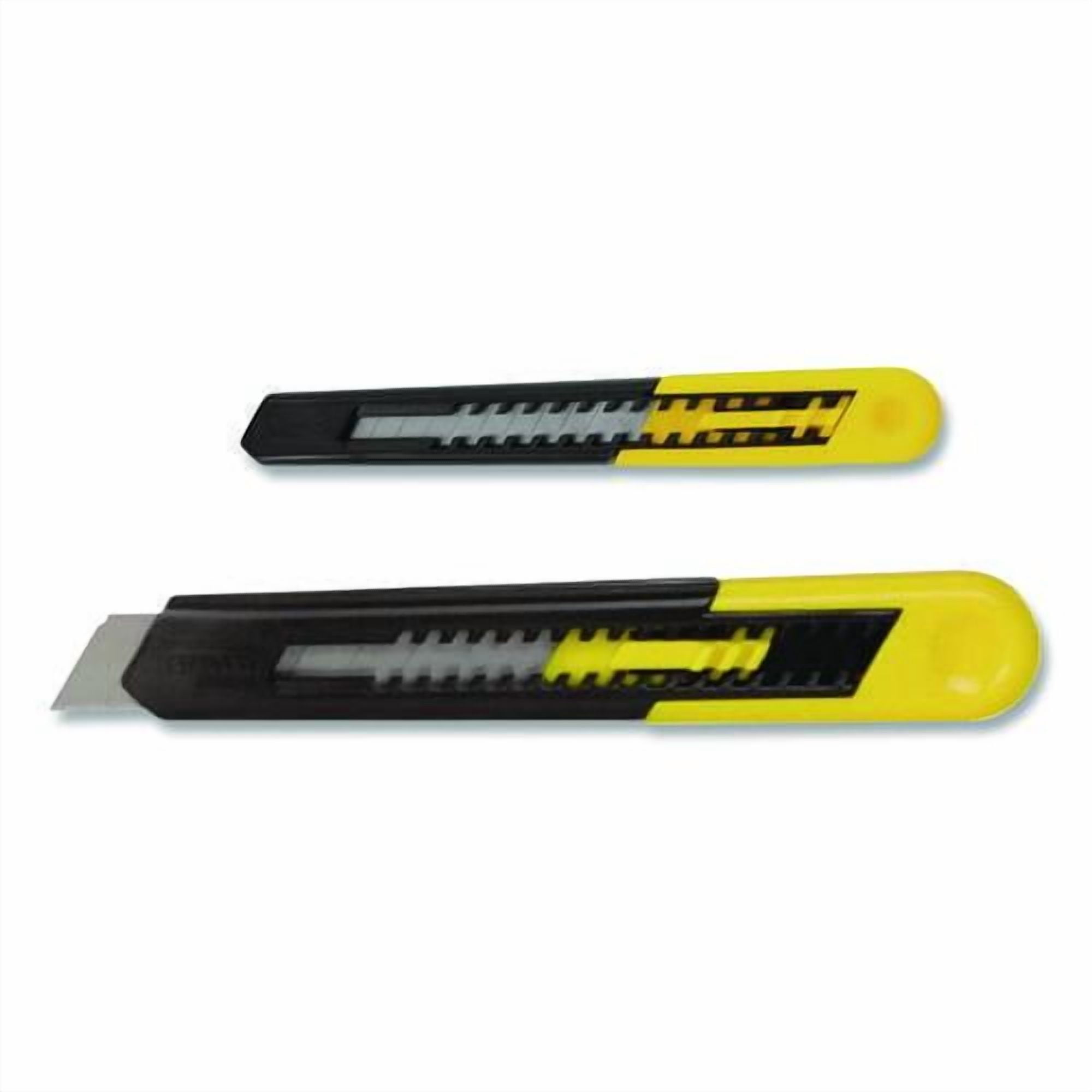 Two-Pack Quick Point Snap Off Blade Utility Knife, 9 mm and 18 mm ...