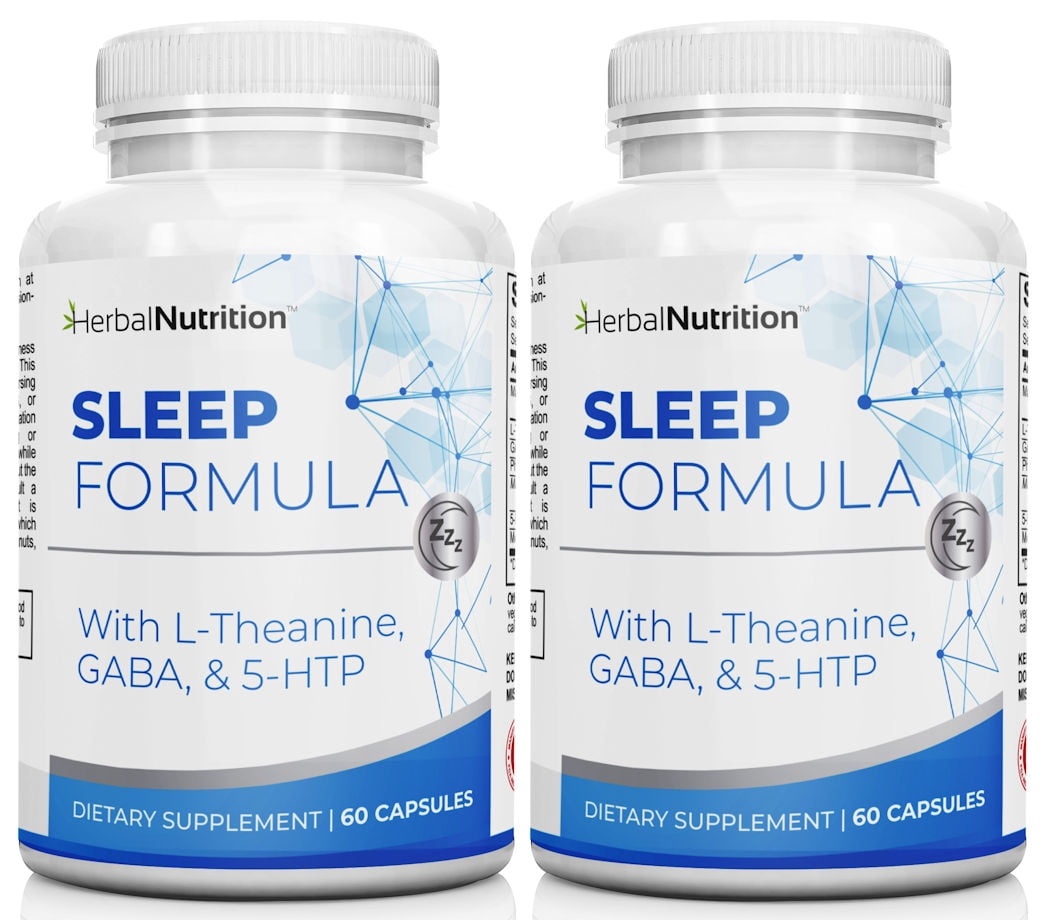 Two Pack - Sleep Formula a Sleep Support Supplement Multi-Ingredient ...