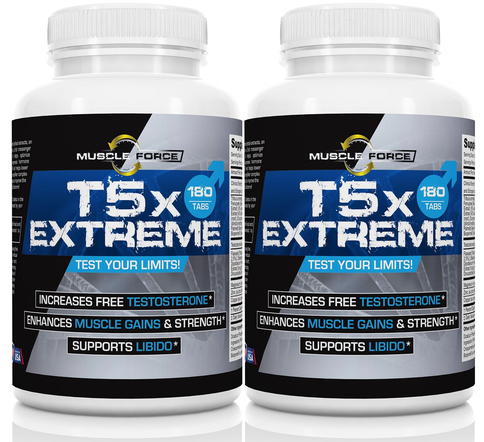 Two Pack - T5X Extreme Testosterone Booster for Men Sexual Potency ...