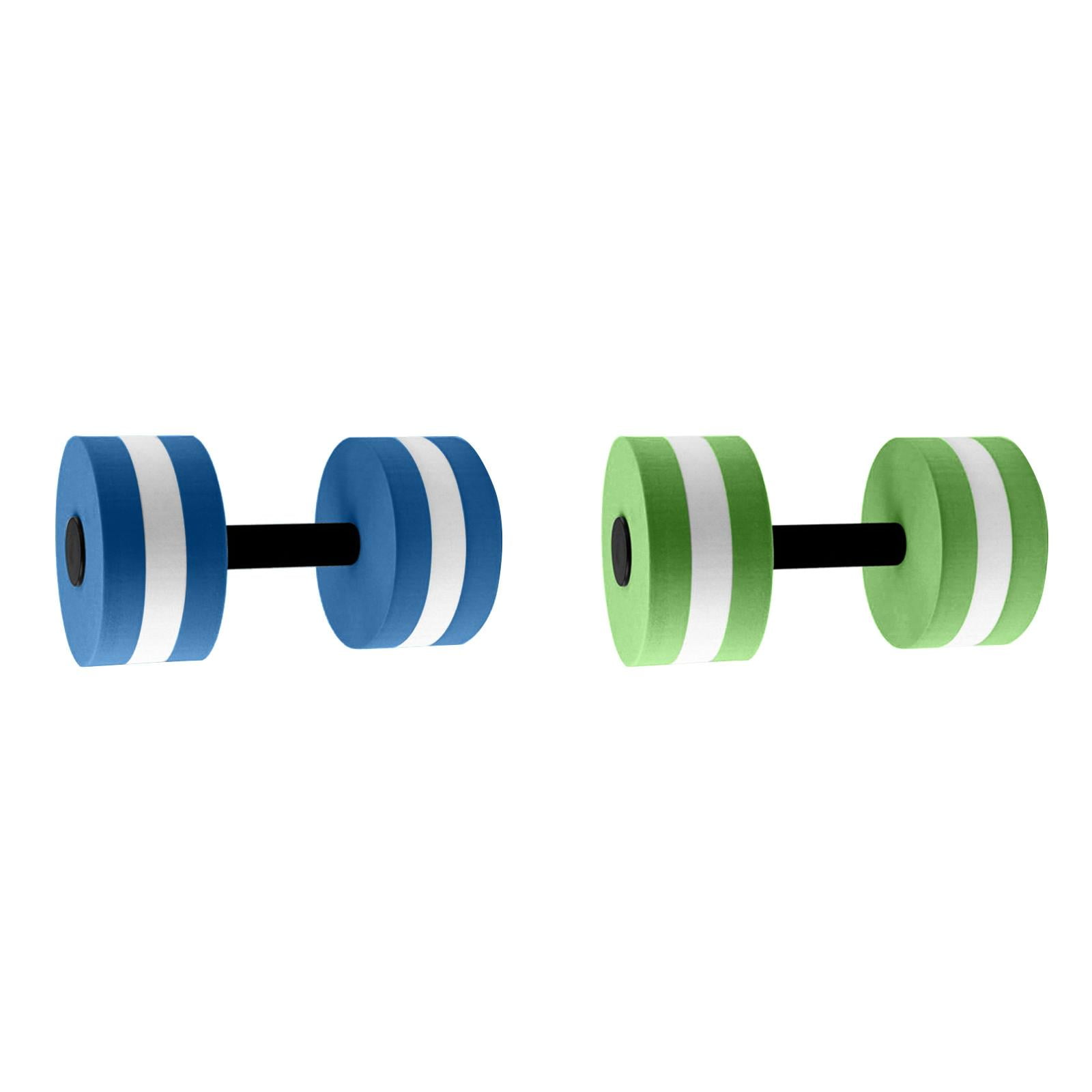 Two Pairs Barbells Exercise Dumbbells Hand Water Dumbbells Eva ...