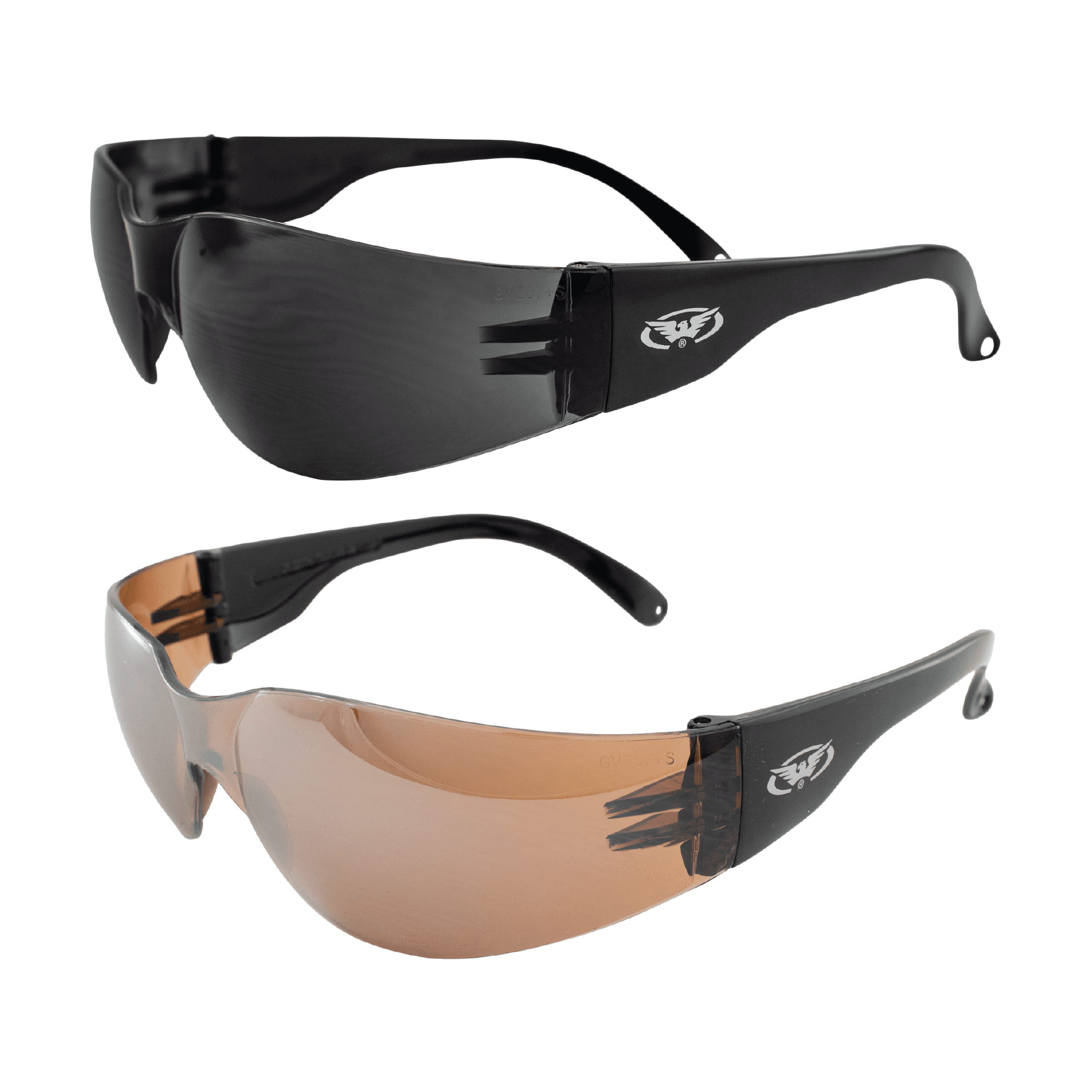 Two Pairs of Global Vision Rider Safety Motorcycle Riding Sunglasses ...