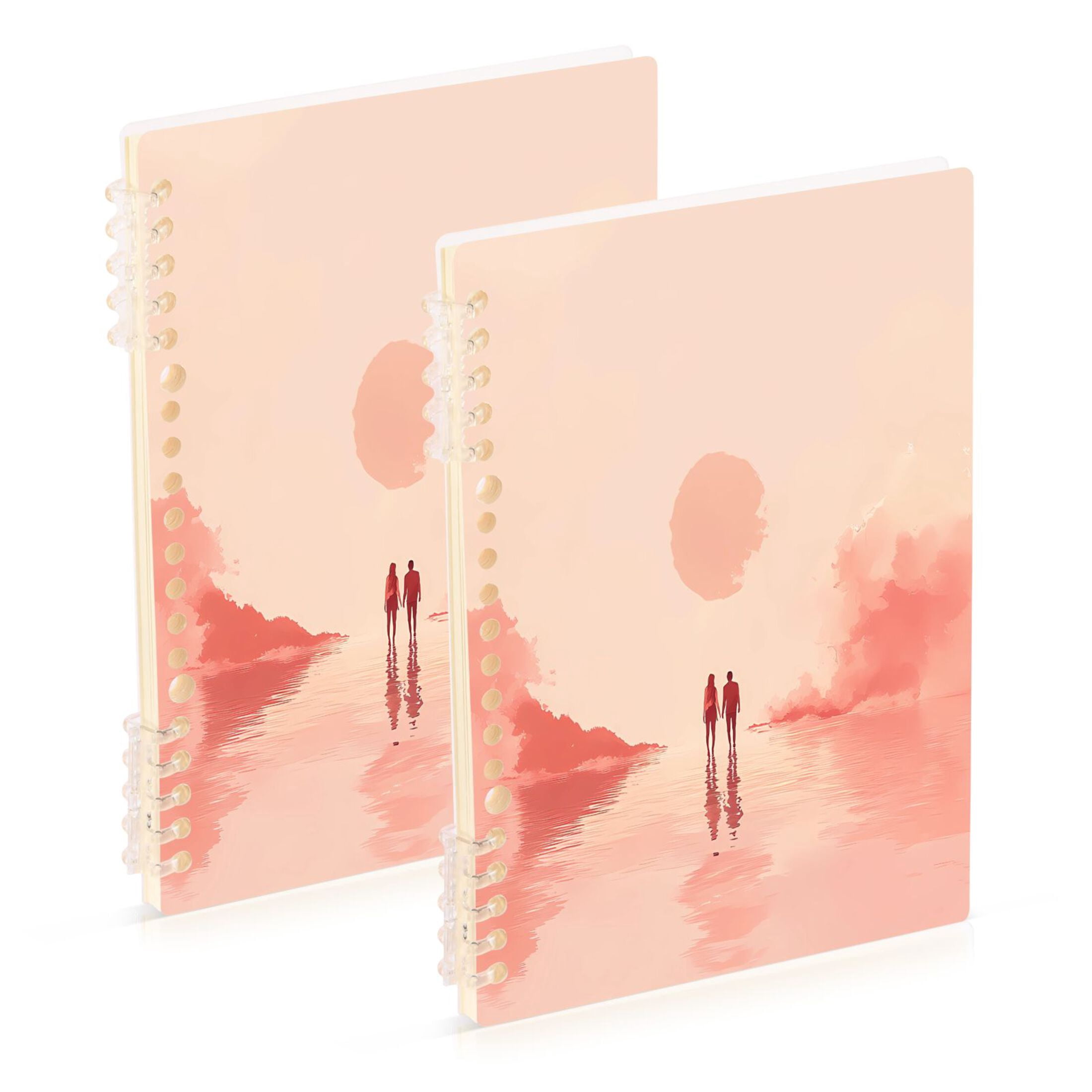 Two People Stand on Water Notebooks 2 Pcs 1-subject Journal 60 Sheets ...