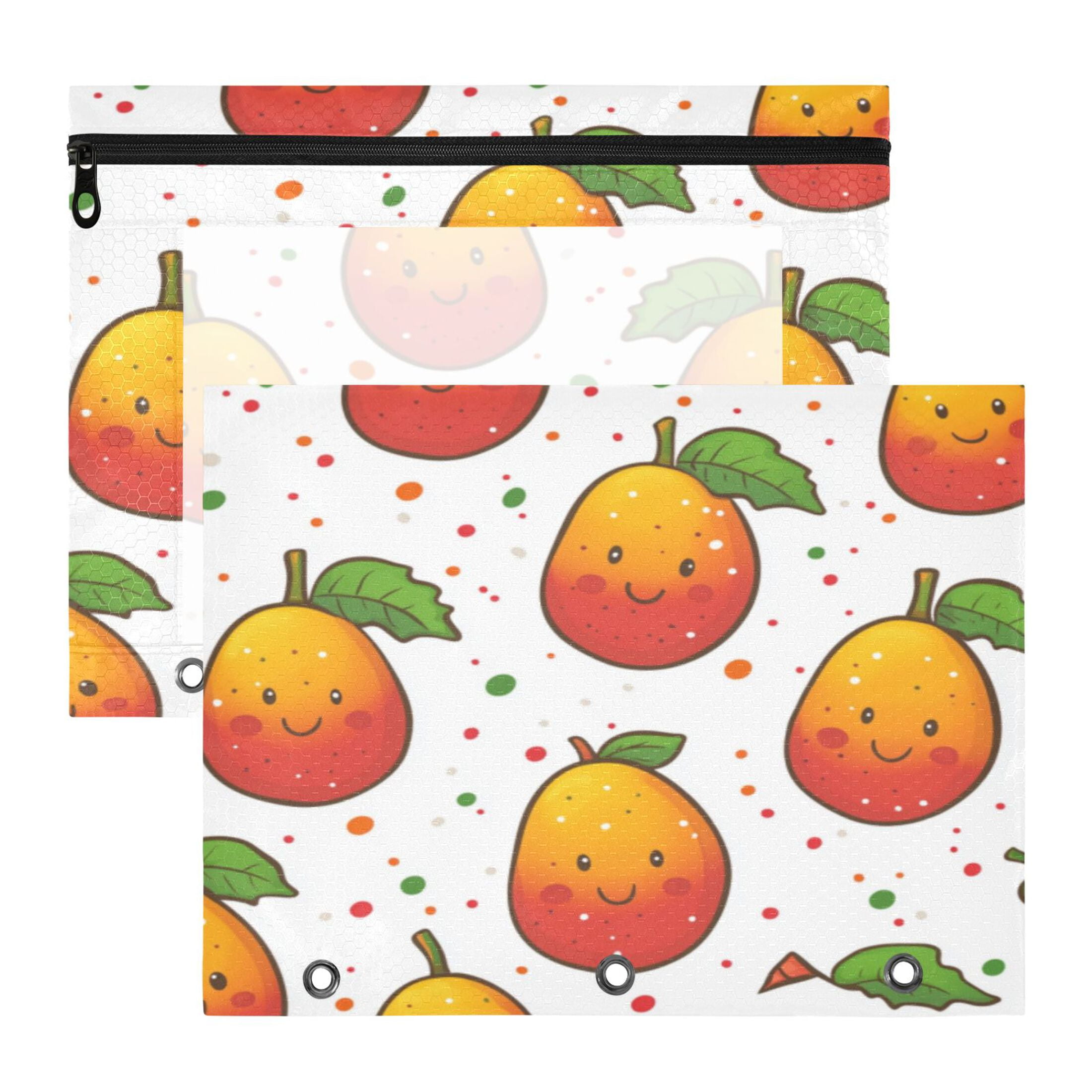 Two-Piece A4 File Bag 12.2x9.45 Inches Binder Pouches are A Stationery ...