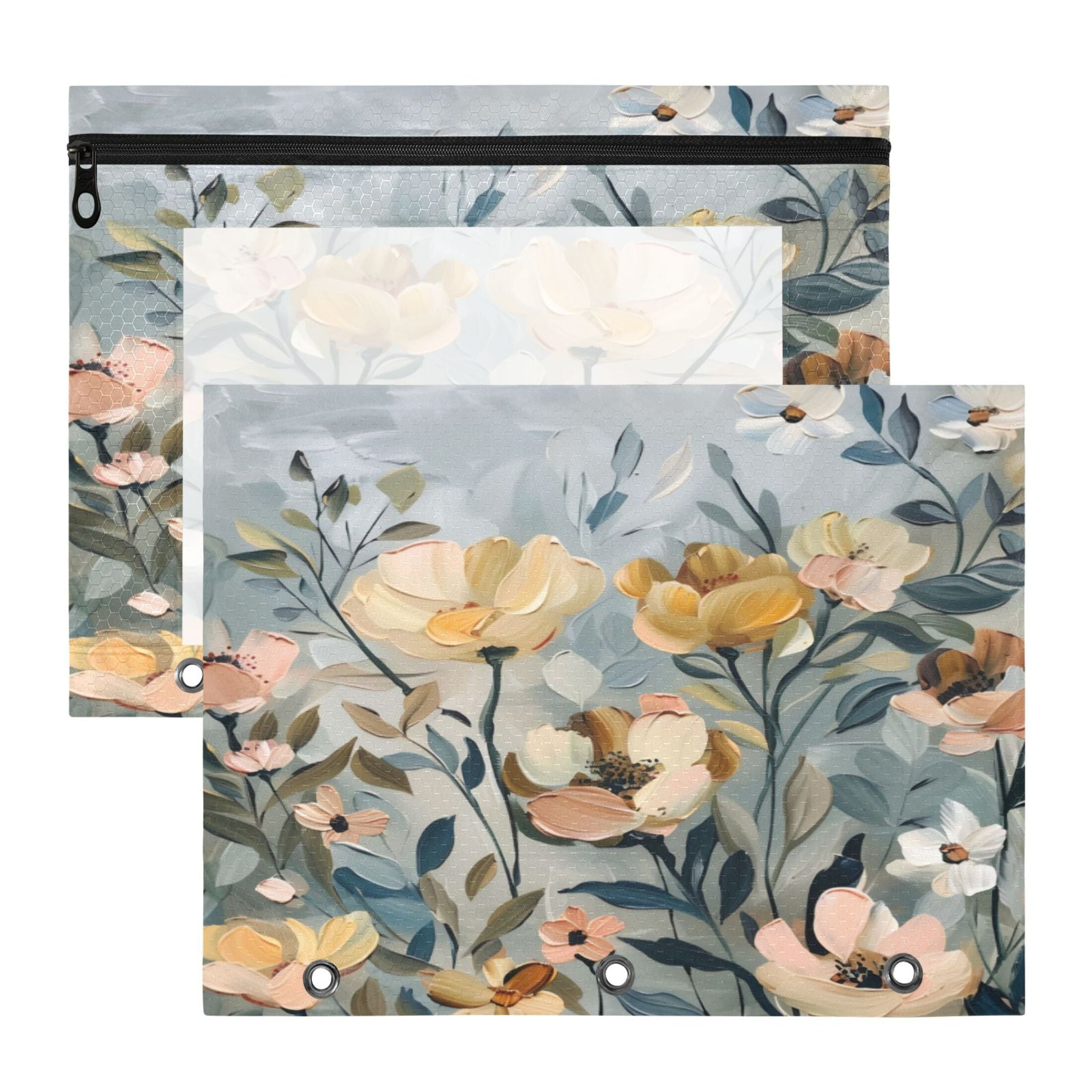 Two-Piece A4 File Bag 12.2x9.45 Inches Binder Pouches are A Stationery ...