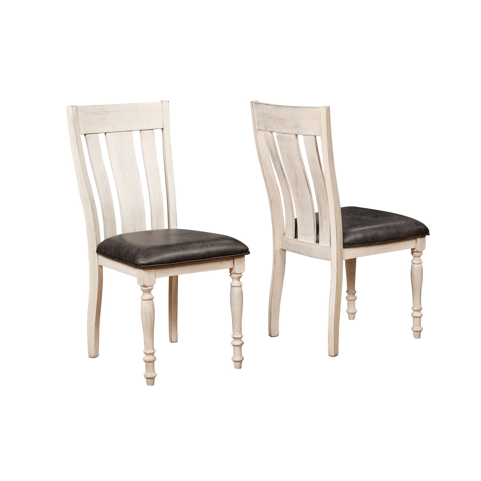 Two - Piece Dining Chair Set | Used in Everyday Dining | Wood Finish in ...