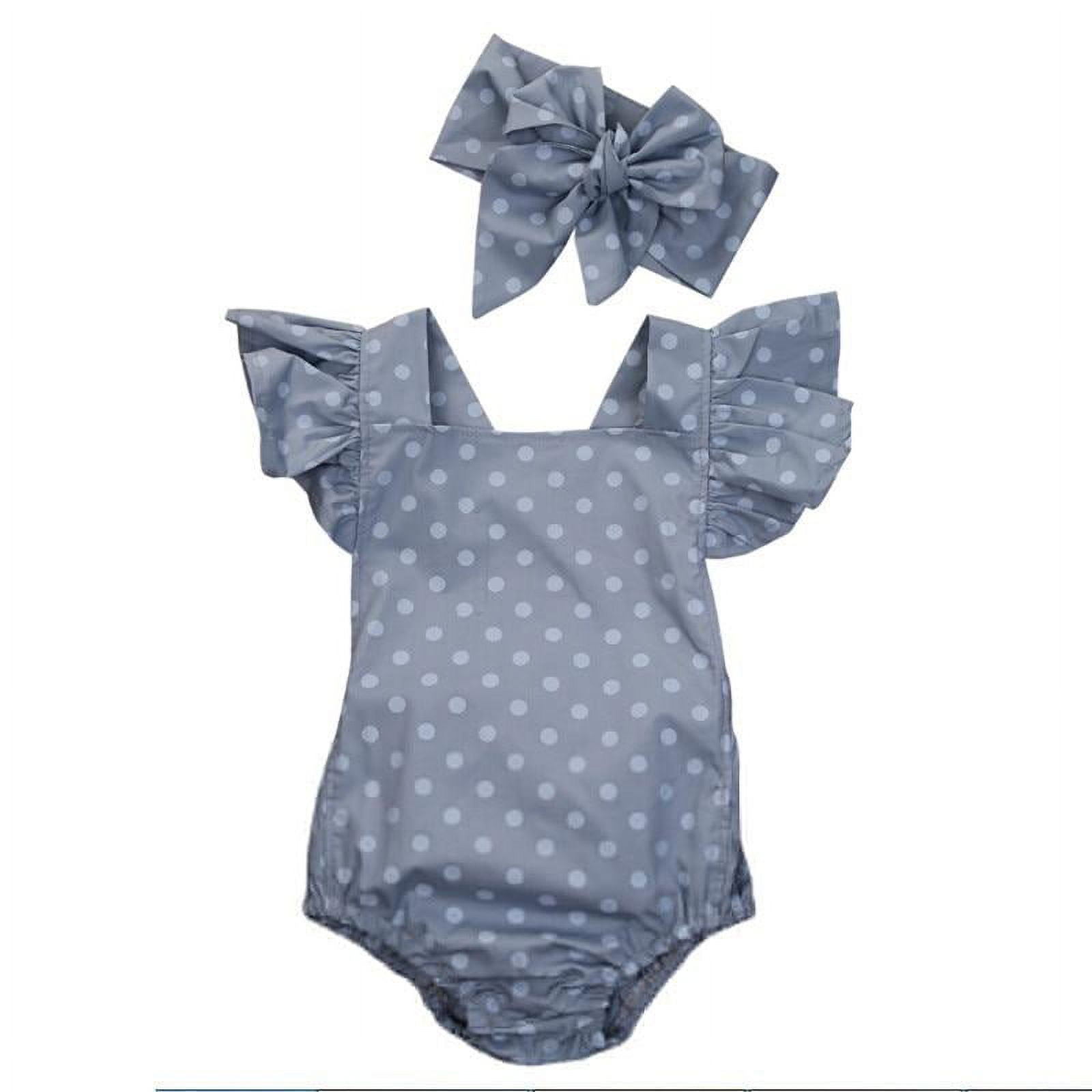 Two Piece Polka Dot Romper - Walmart.com