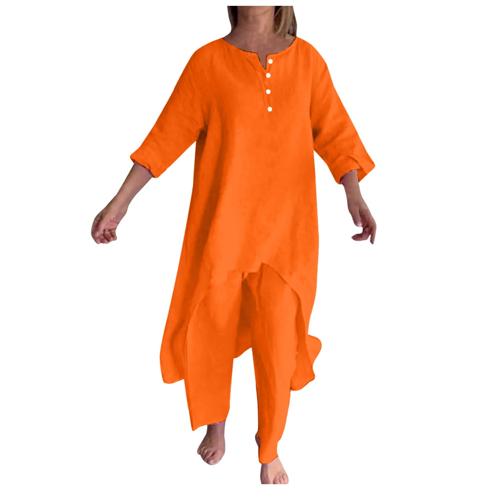 Two Piece Sets for Women Dressy Linen Pant Set,Women's 2024 Fashion ...