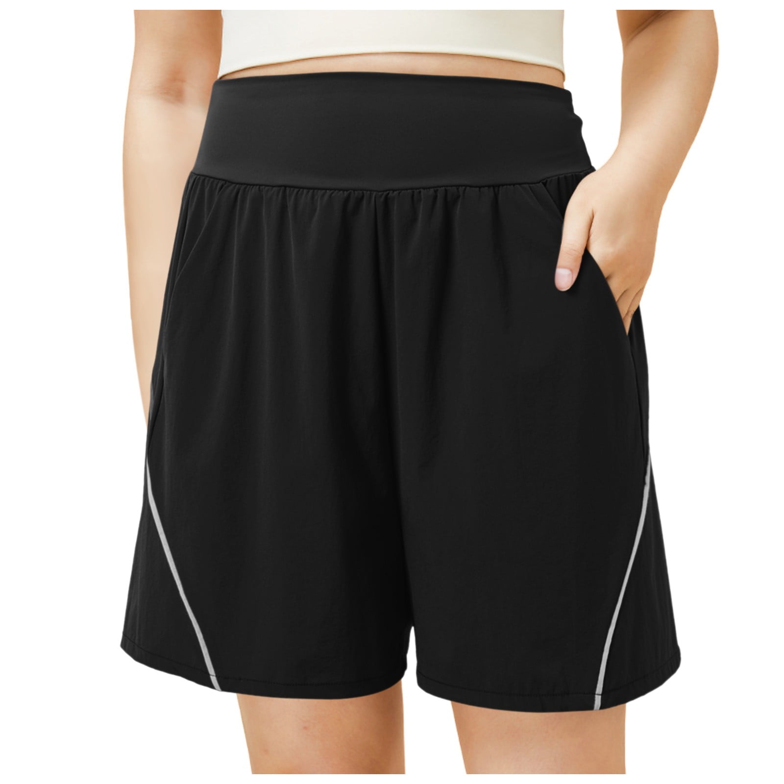 Two Piece Sets for Women Women Athletic Shorts High Waisted Running ...